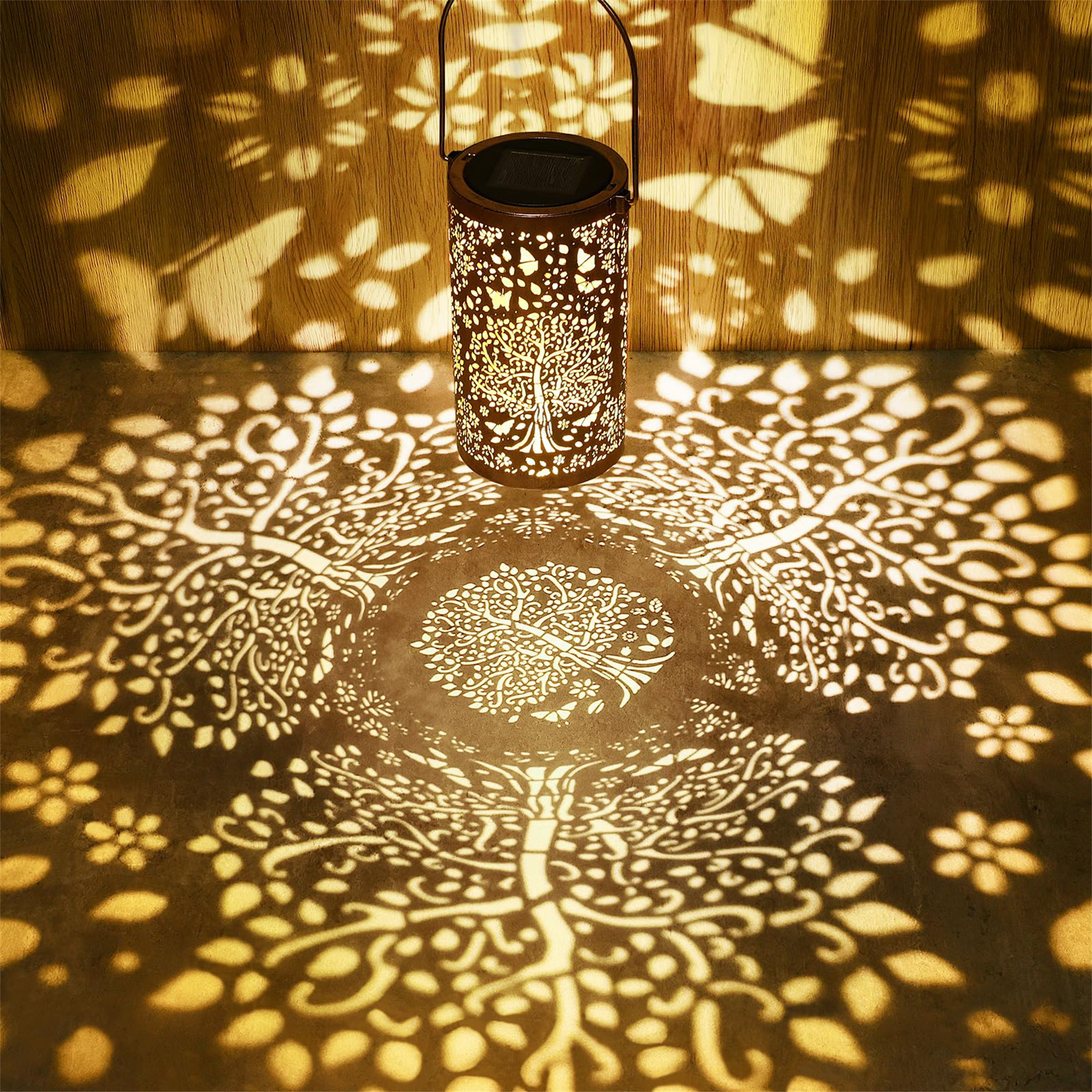 doitbest Tree Of Life Solar Lantern - Outdoor Hanging Light | Wayfair