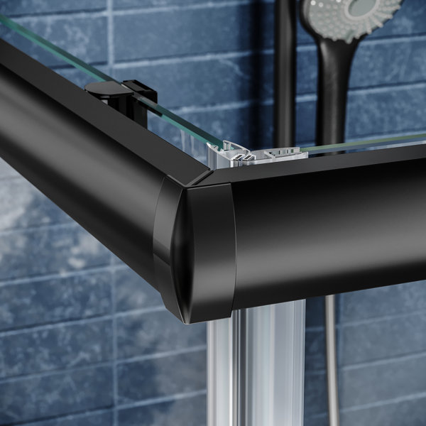 VTI 36" W X 36" D X 72" H Framed Square Shower Enclosure With Base ...