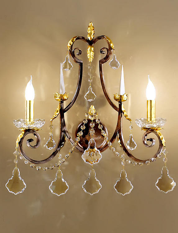 David Michael 2-Light Candle Wall Light | Perigold
