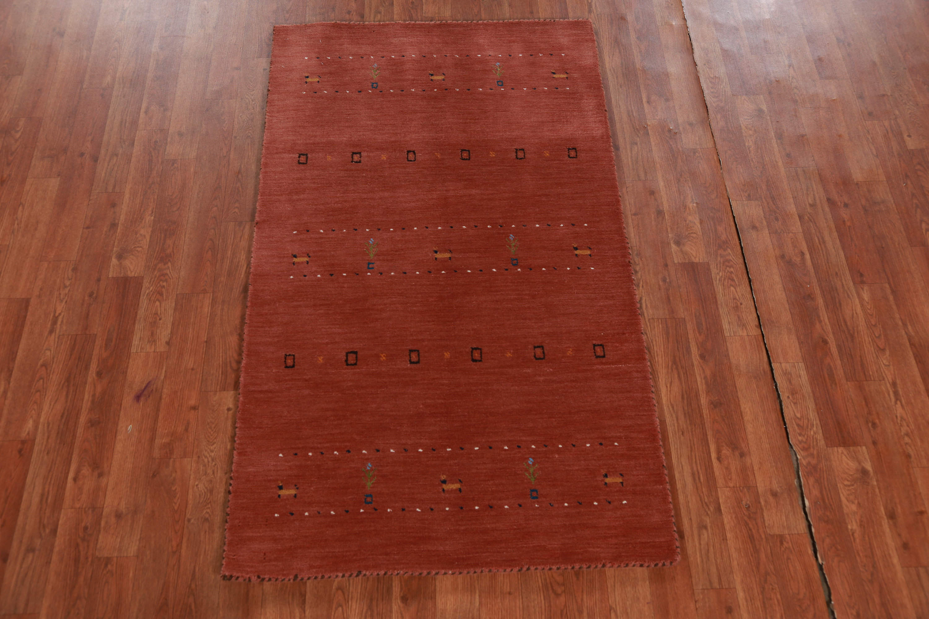 Foundstone™ Handmade Gabbeh Oriental Rug 3x5 | Wayfair