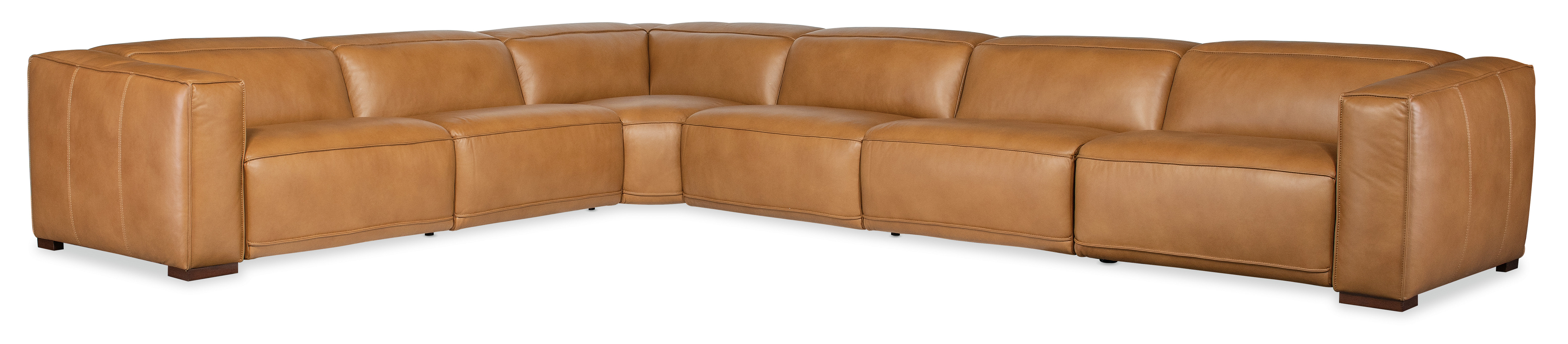 Hooker Furniture Fresco 6 Seat Sectional 4-Power Recline & Power ...