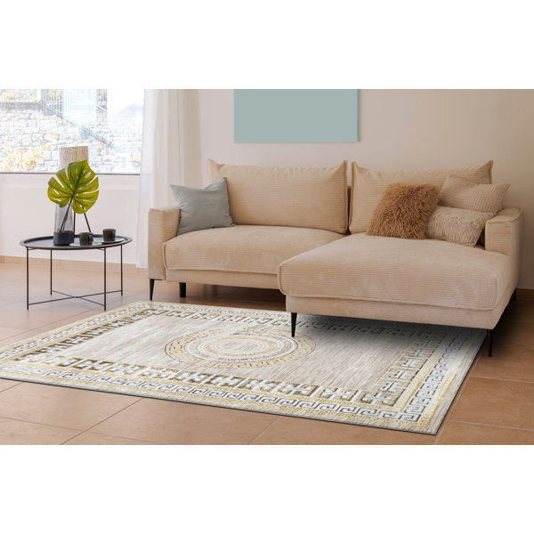 Canora Grey Cream / Gold Rug | Wayfair.co.uk