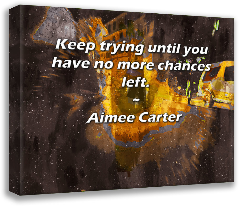 Fleur De Lis Living Artsy Quote By Aimee Carter Gallery Wrapped Canvas ...