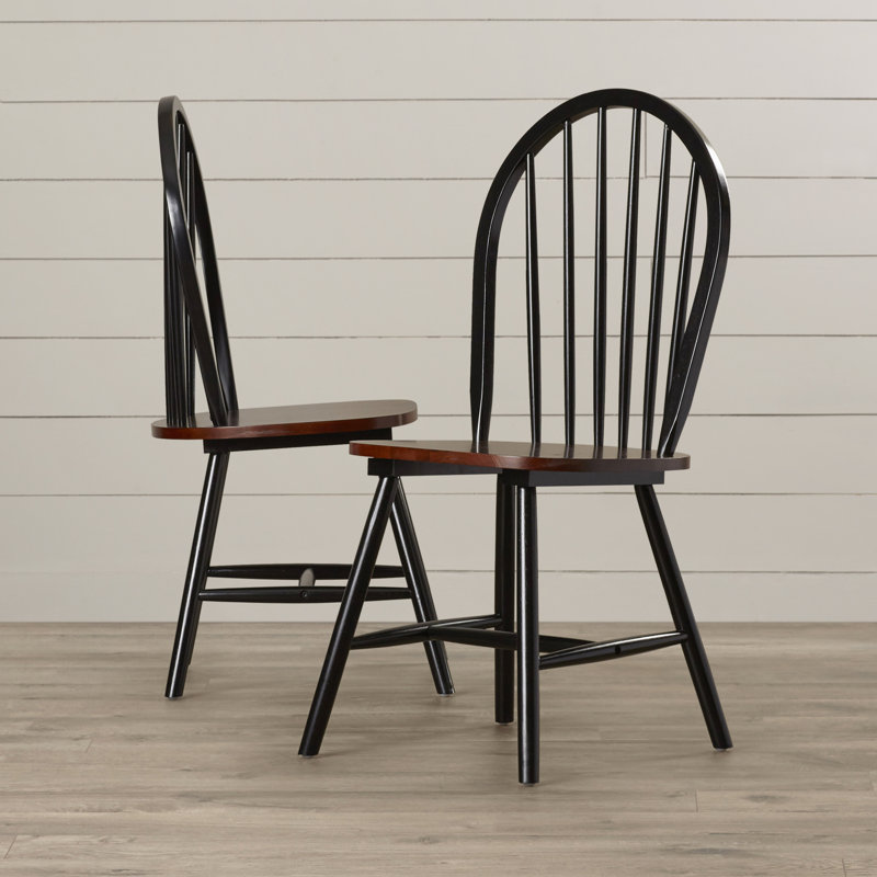 August Grove® Bella Solid Wood Windsor Back Side Chair & Reviews | Wayfair