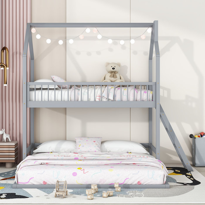 Harper Orchard Rukadikar Kids Twin Bunk Bed | Wayfair