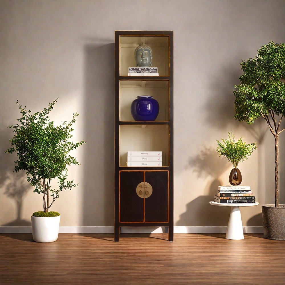 Kaoloupin New Chinese Style Storage Bookcase - Wayfair Canada