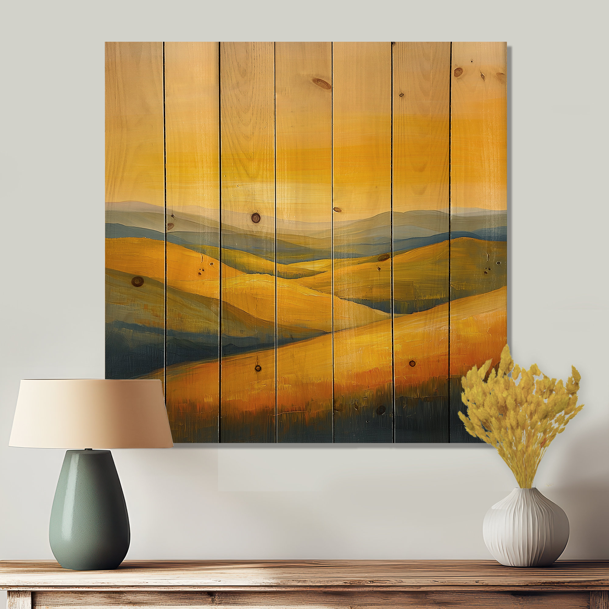 Ophelia & Co. Countryside Golden Hour Over The Hills II - Countryside ...