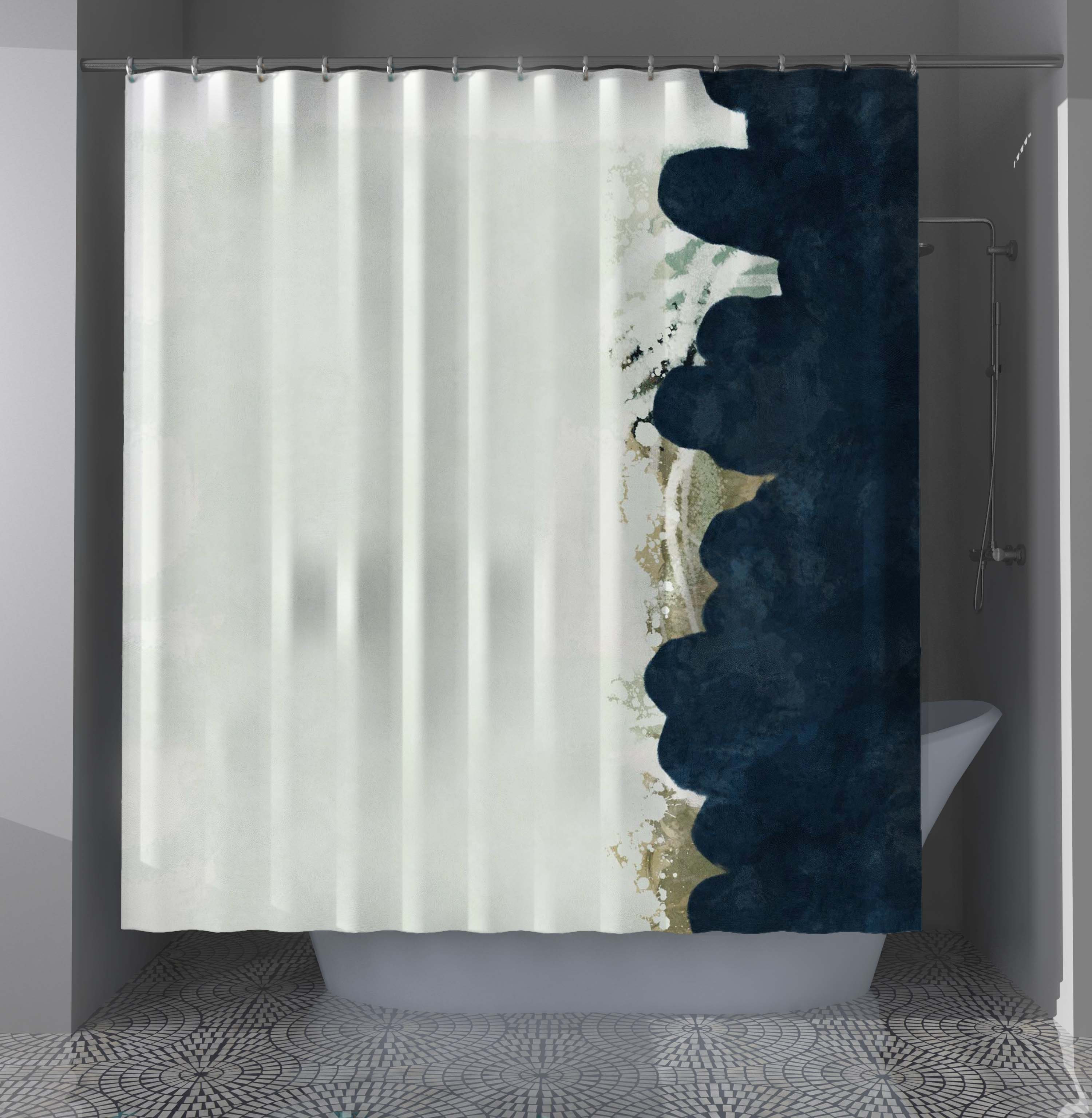 East Urban Home Fab Unblemished Designer Shower Curtain | Wayfair