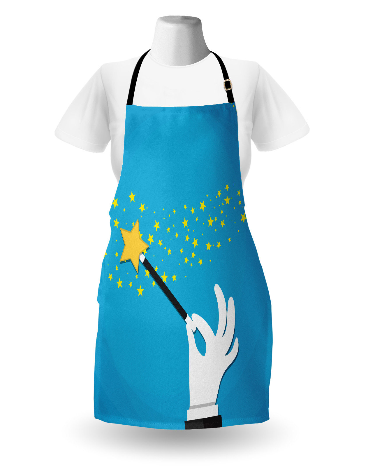 Corrigan Studio® Magic Apron Unisex Magician Wand Spreading Stars Adult ...