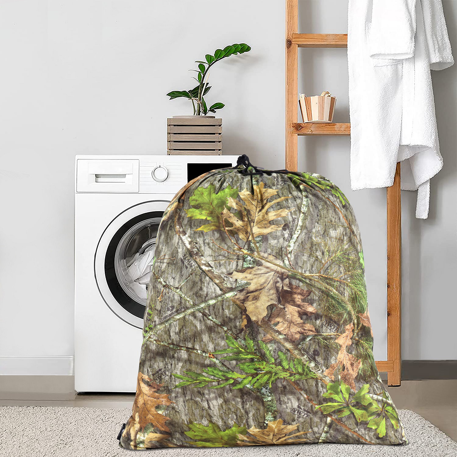 Mossy Oak Hunting Forest Obsession Laundry Bag | Wayfair