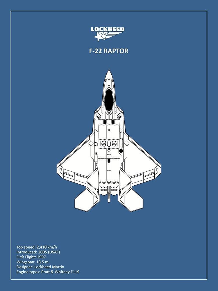 17 Stories BP LOCKHEED F117 Nighthawk Poster Print By Mark Rogan (18 X ...