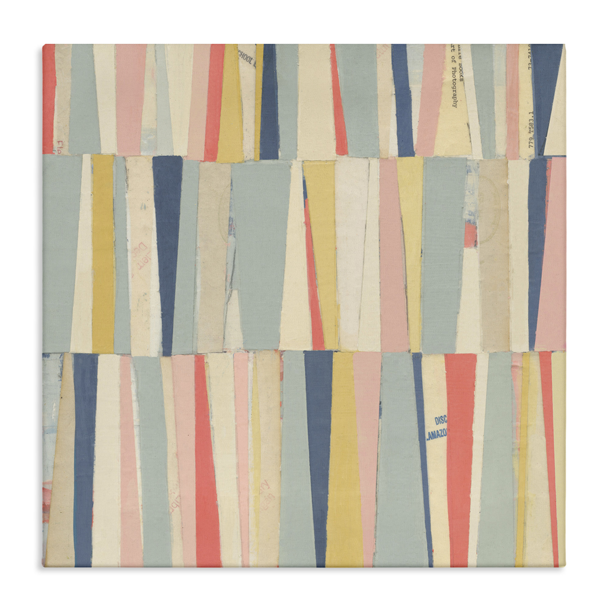 Ivy Bronx Pastel Shapes Collage Floater Canvas Wall Art by Pippin ...