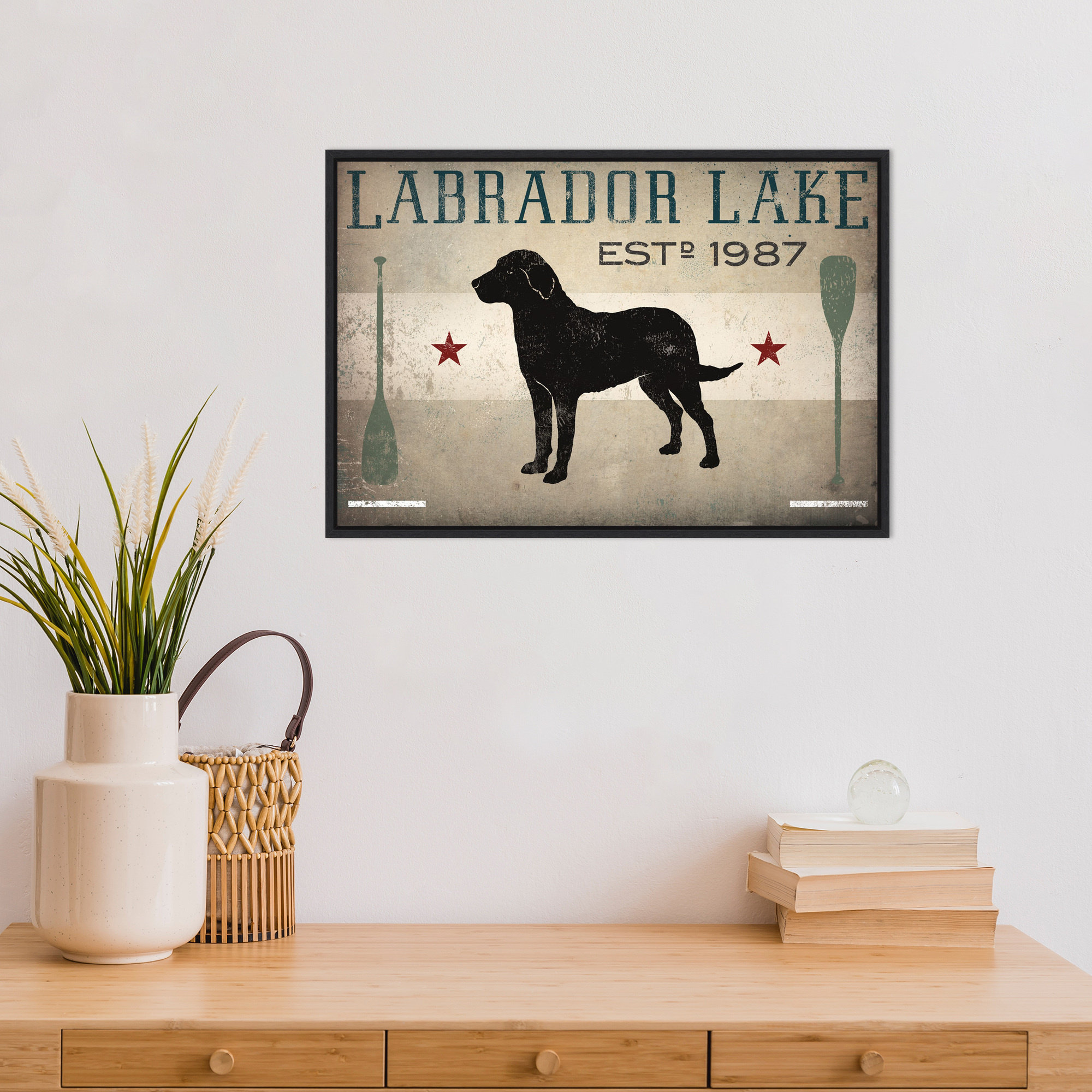 Trinx Labrador Lake by Ryan Fowler - Floater Frame Graphic Art on ...