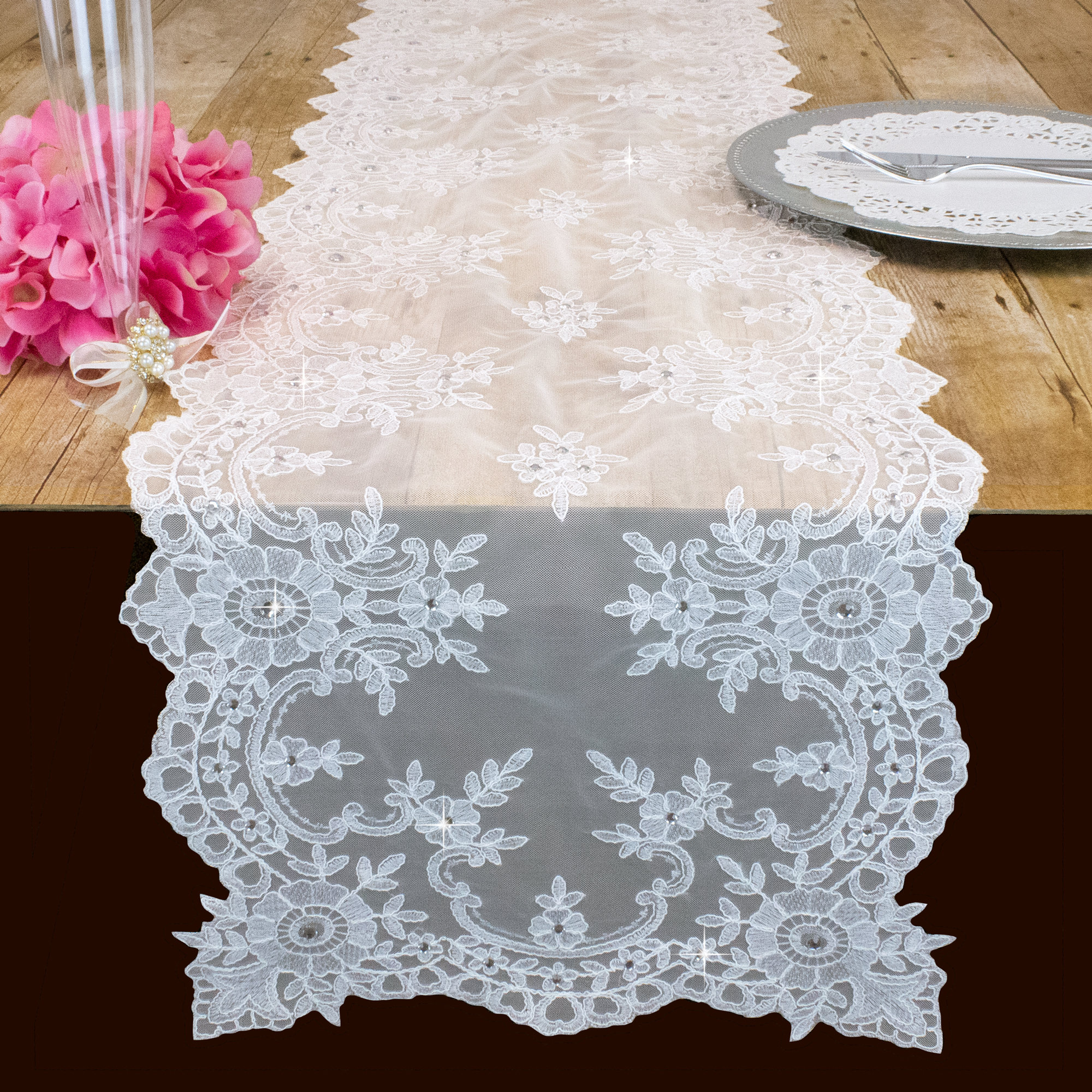 One Allium Way® Harworth Enchanting Table Runner "& Reviews" | Wayfair