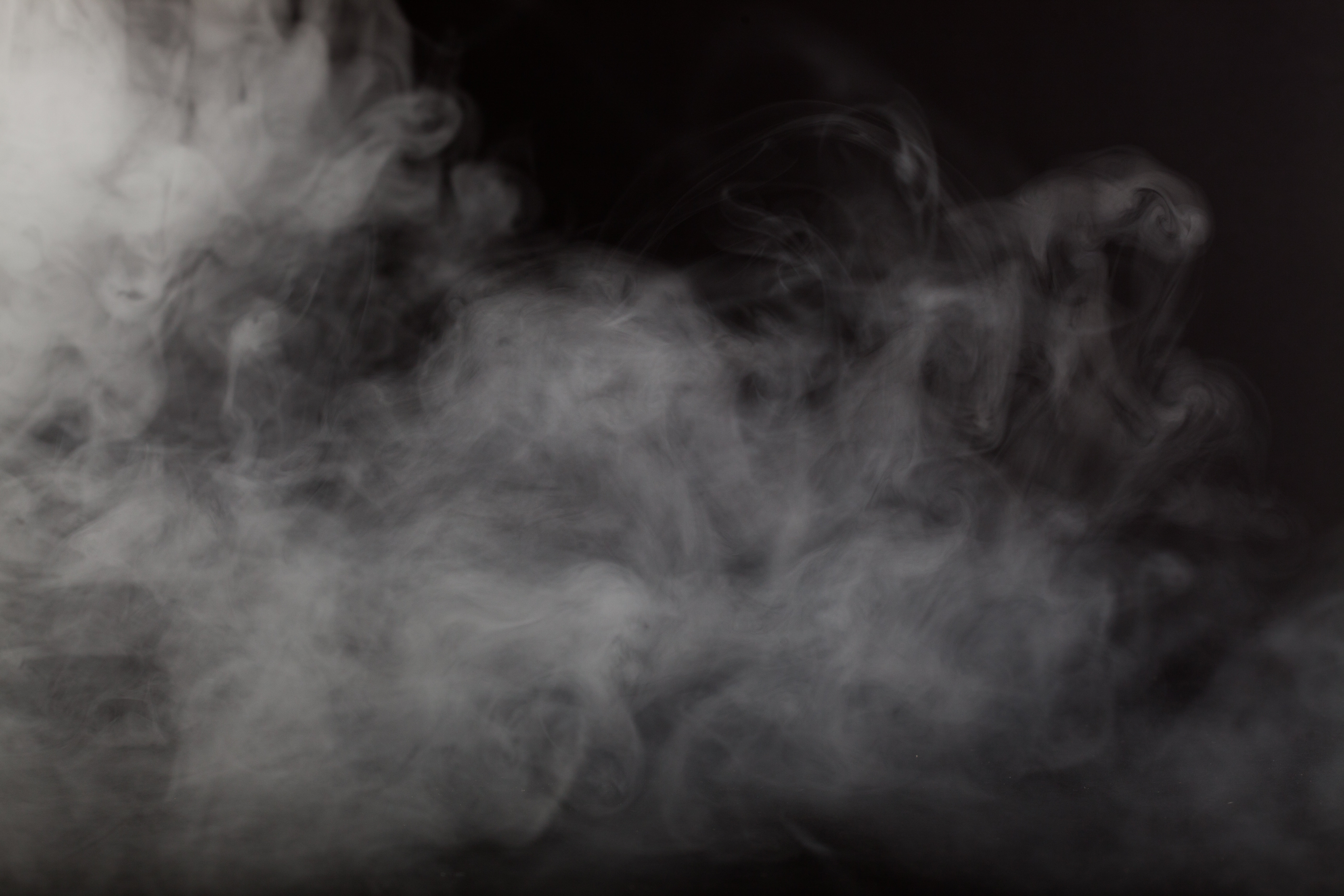 17 Stories Grey Color Smoke On Canvas by J33P3L2 Print | Wayfair