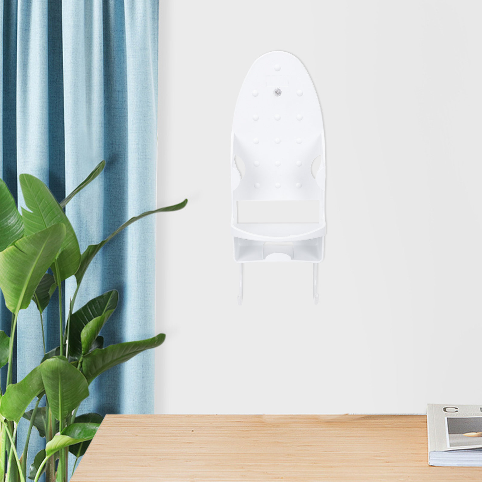PINXOR Wall Mounted Iron Holder Ironing Board Wall Rack Electric Iron ...