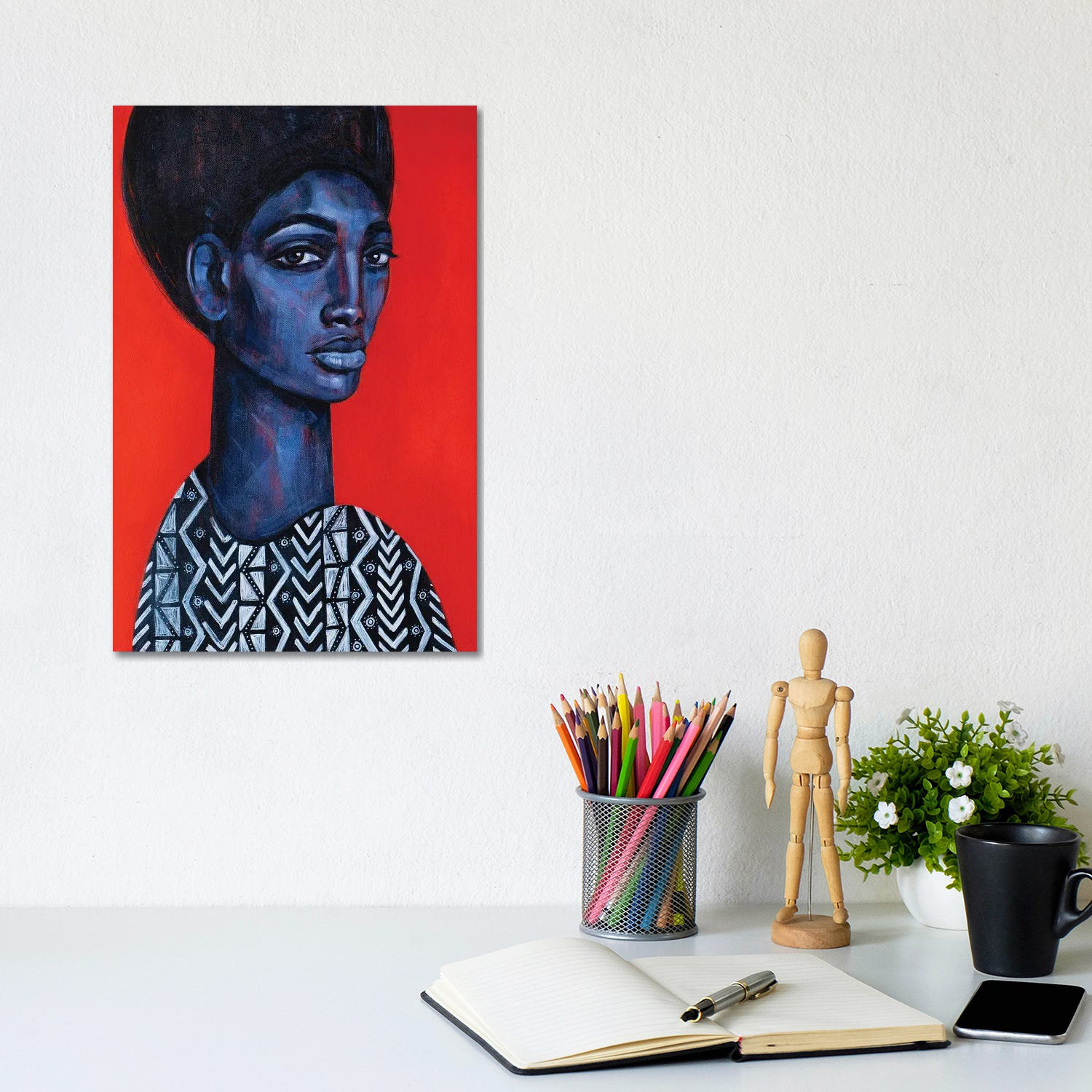 Ebern Designs Valerie - Wall Art Print - Wrapped Canvas | Wayfair