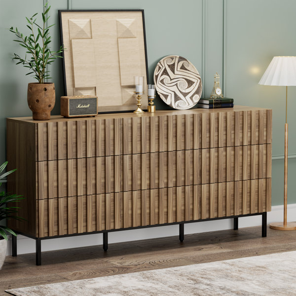Latitude Run® Sevyn 9 - Drawer 59.1 " W Dresser & Reviews | Wayfair