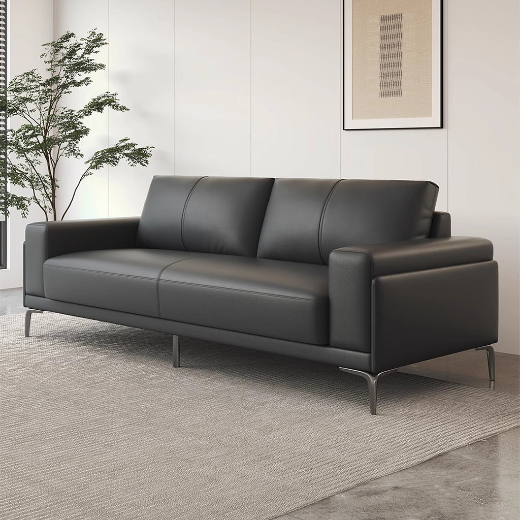 Walkoly Modern simple solid wood sofa - Wayfair Canada