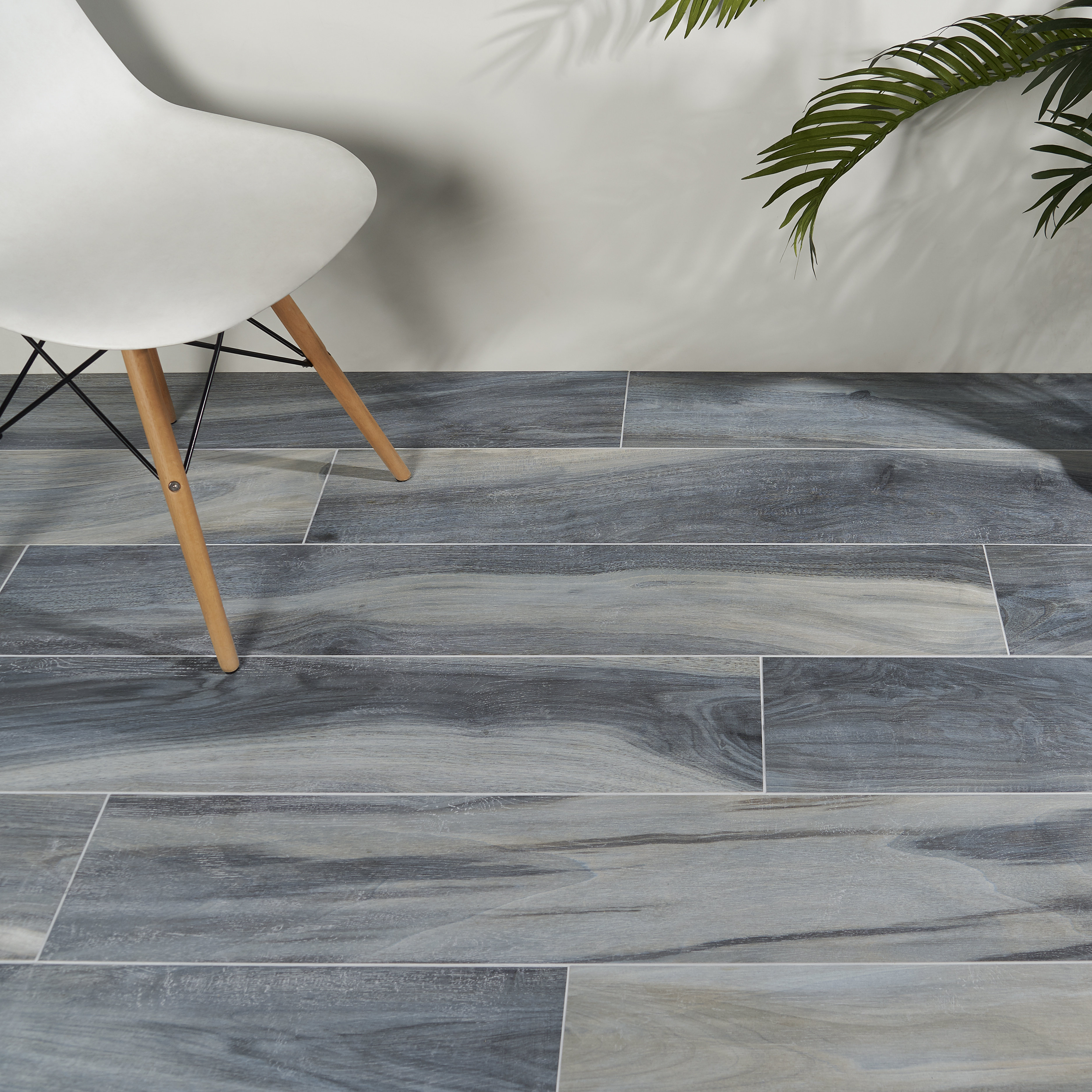 Bond Tile Amazonas Tiger 8'' W x 48'' L Porcelain Wood Look Wall and ...