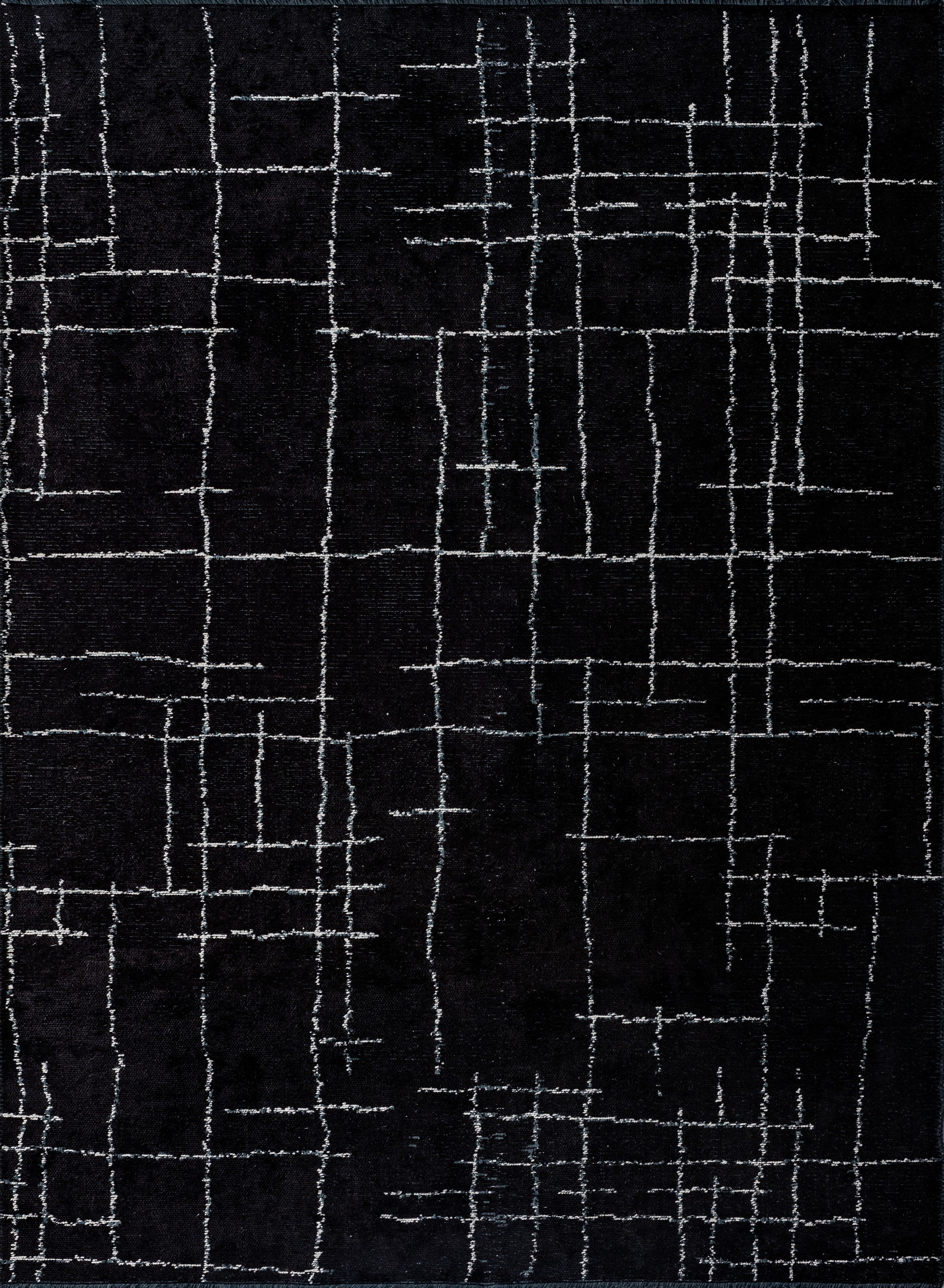 Woven Concepts Rapture Black Cream Abstract Luxury Area Rug | Wayfair