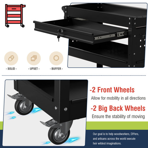 WFX Utility™ Clintonville 27.6" W Bottom Rollaway Chest | Wayfair