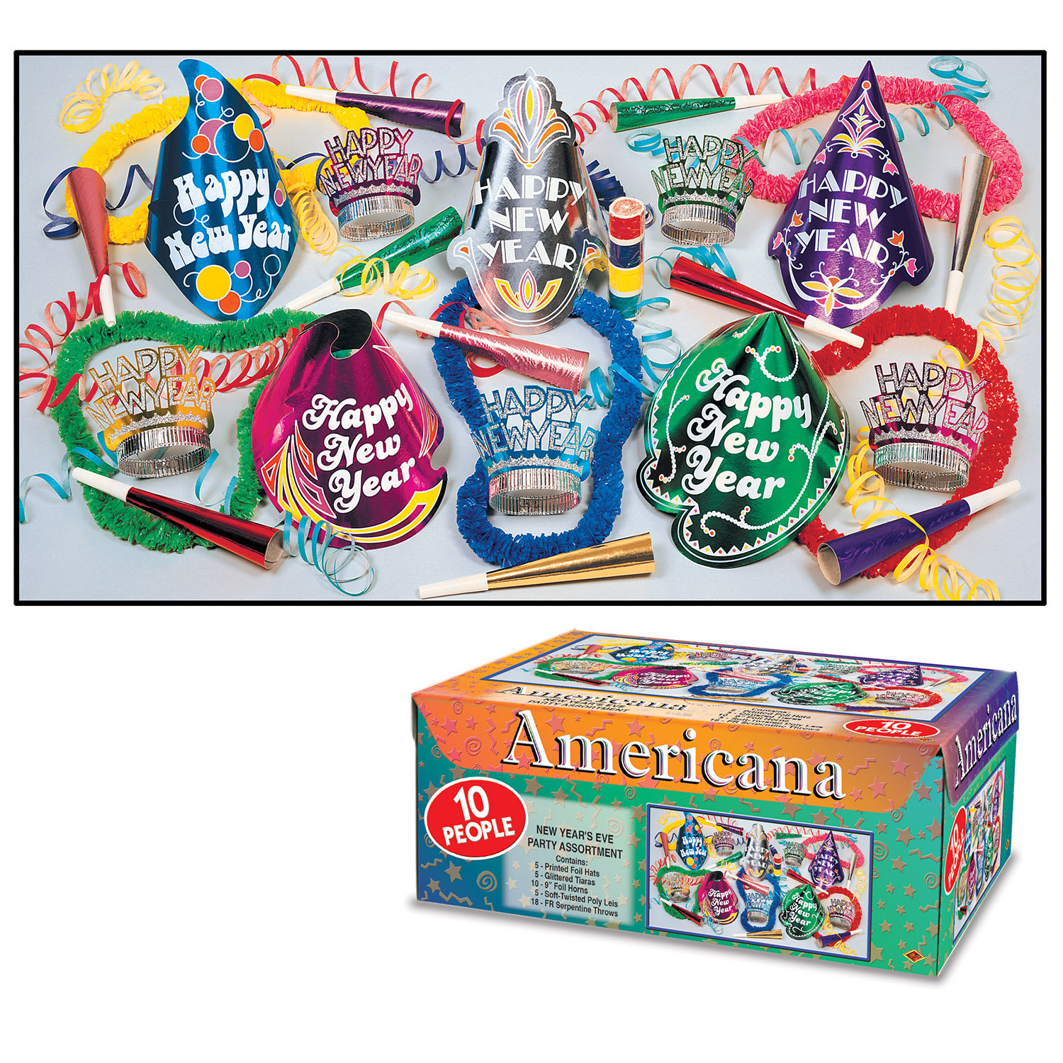The Holiday Aisle® Americana Party Hat Set | Wayfair