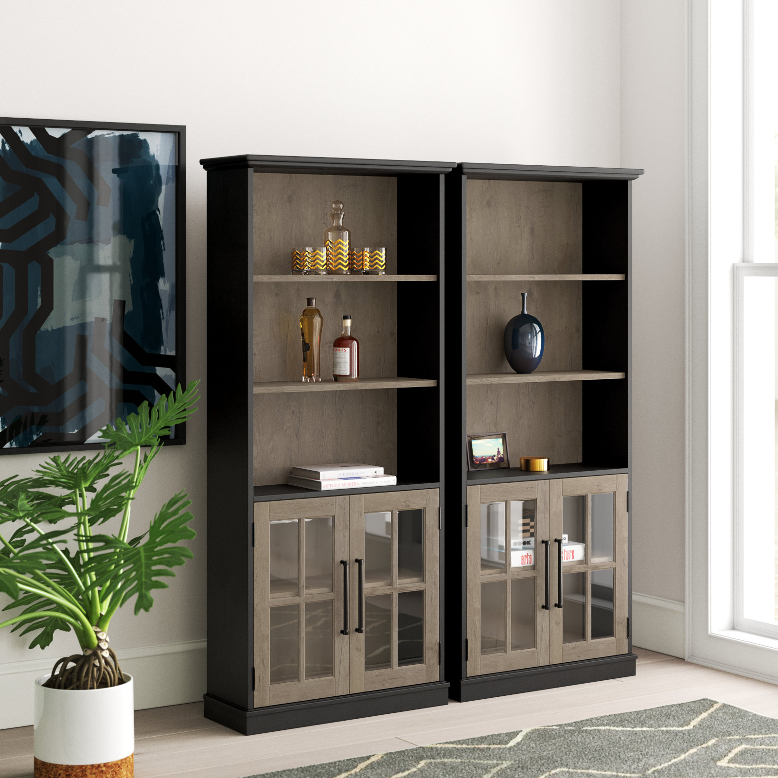Lark Manor™ Arkyn 72'' H x 31.2'' W Standard Bookcase & Reviews | Wayfair