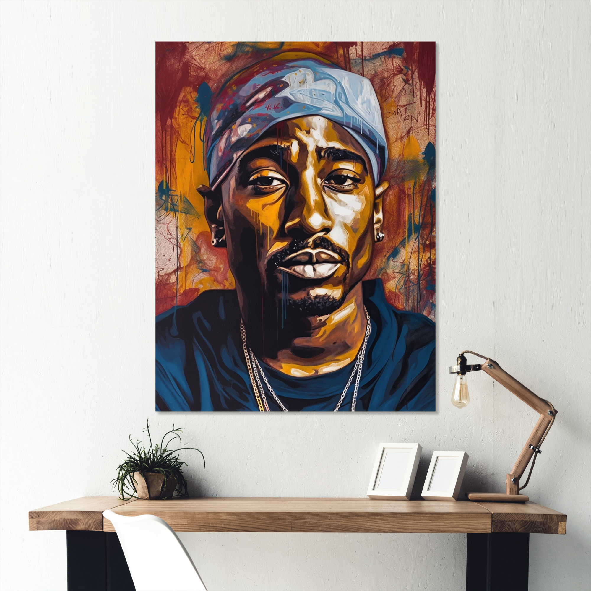 Red Barrel Studio Tupac King Of Rap I - Celebrity Metal Wall Décor ...