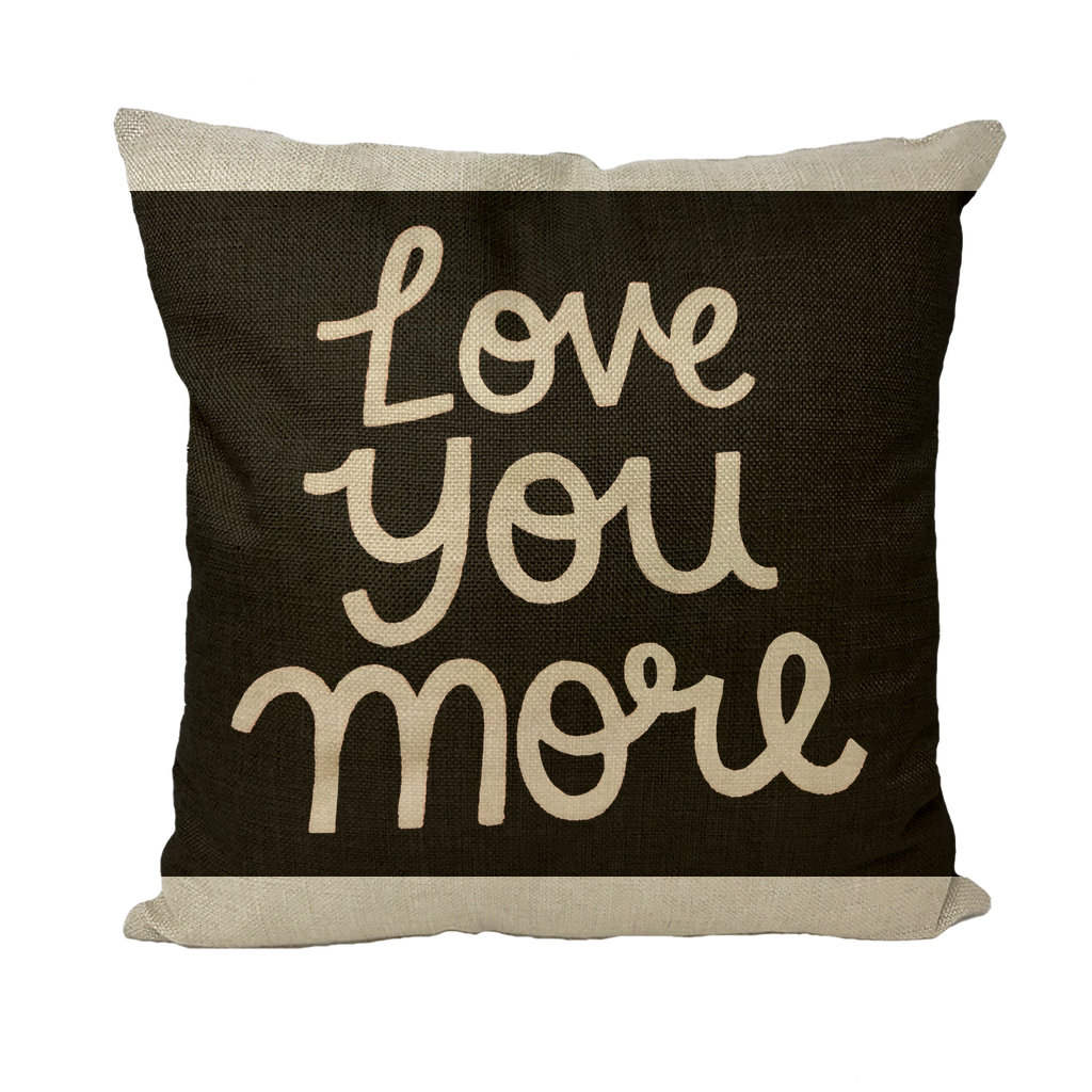 Marick Booster Love You More Throw Pillow With Insert | Wayfair