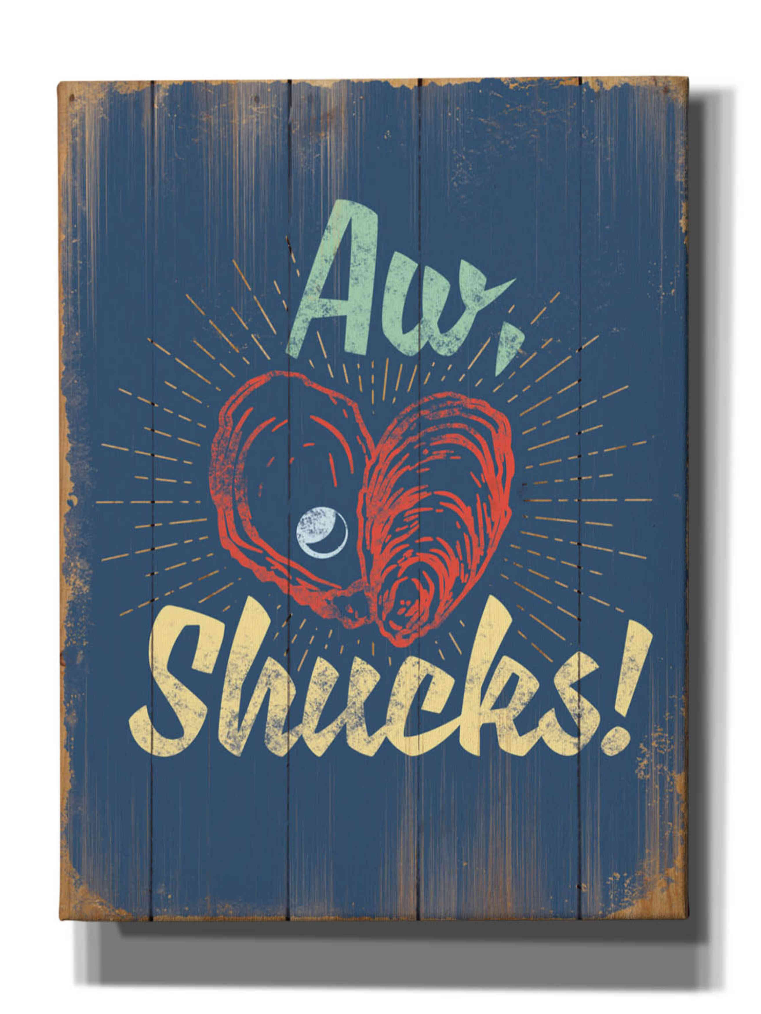 Trinx Art mural sur toile Trinx «Aw Shucks In Blue» par JJ Brando ...