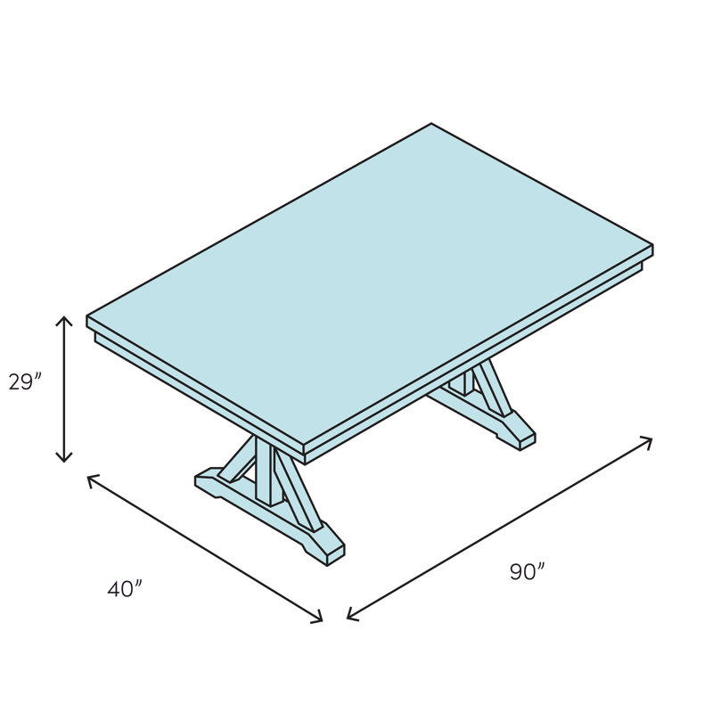 GUSTO DESIGN COLLECTION Boomerang Rectangular Dining Table | Perigold