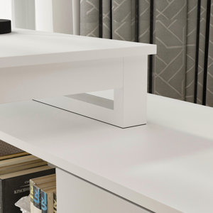 Corrigan Studio® Latwon L-Shape Desk & Reviews | Wayfair