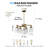 Breakwater Bay 6-Light Modern Farmhouse Adjustable Chandelier, Clear ...