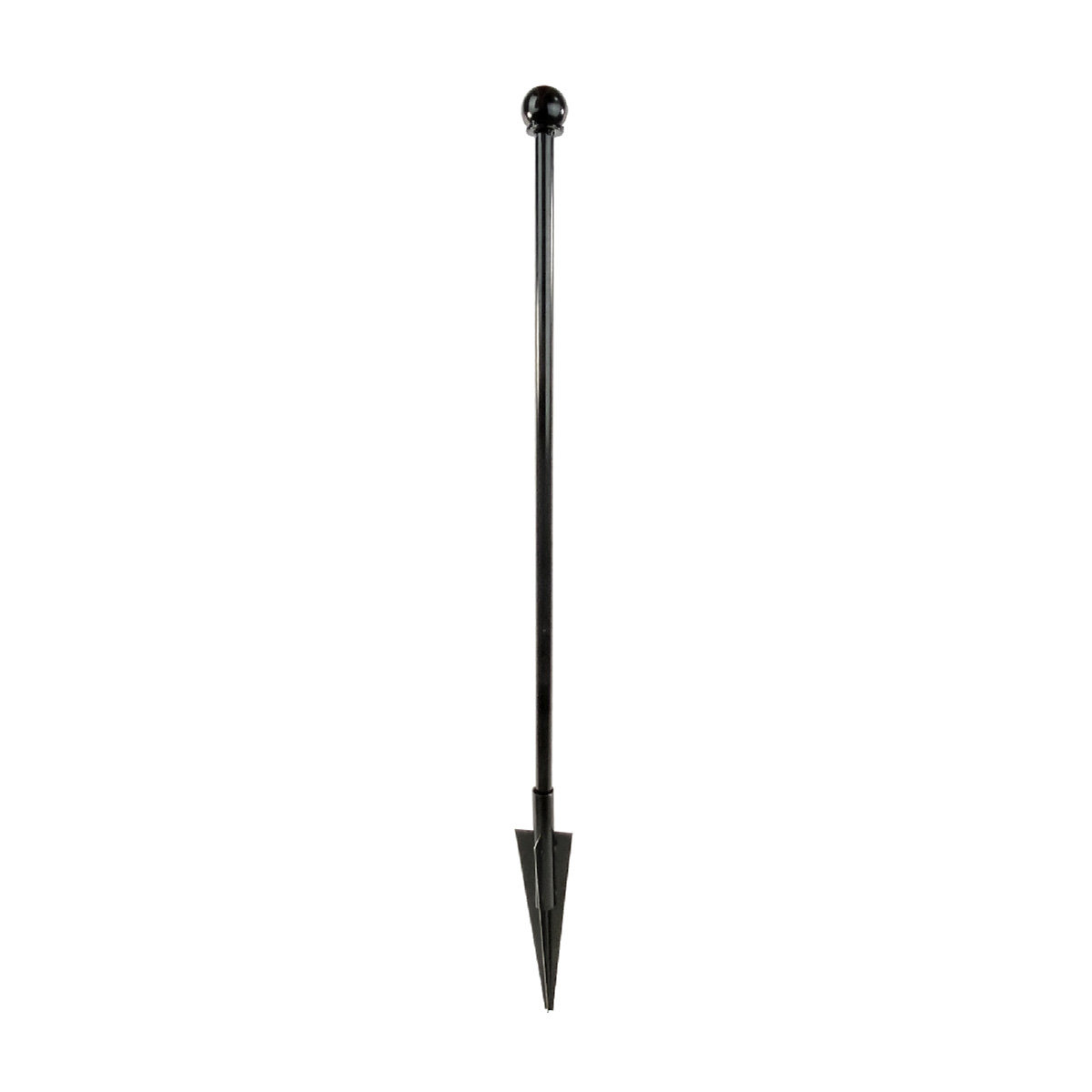 Yardlink 50In Black Steel No Dig Multi-Style Fence Post And Stake ...
