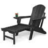 Highland Dunes Adjustable Backrest Adirondack Chair HDPE Adirondack ...