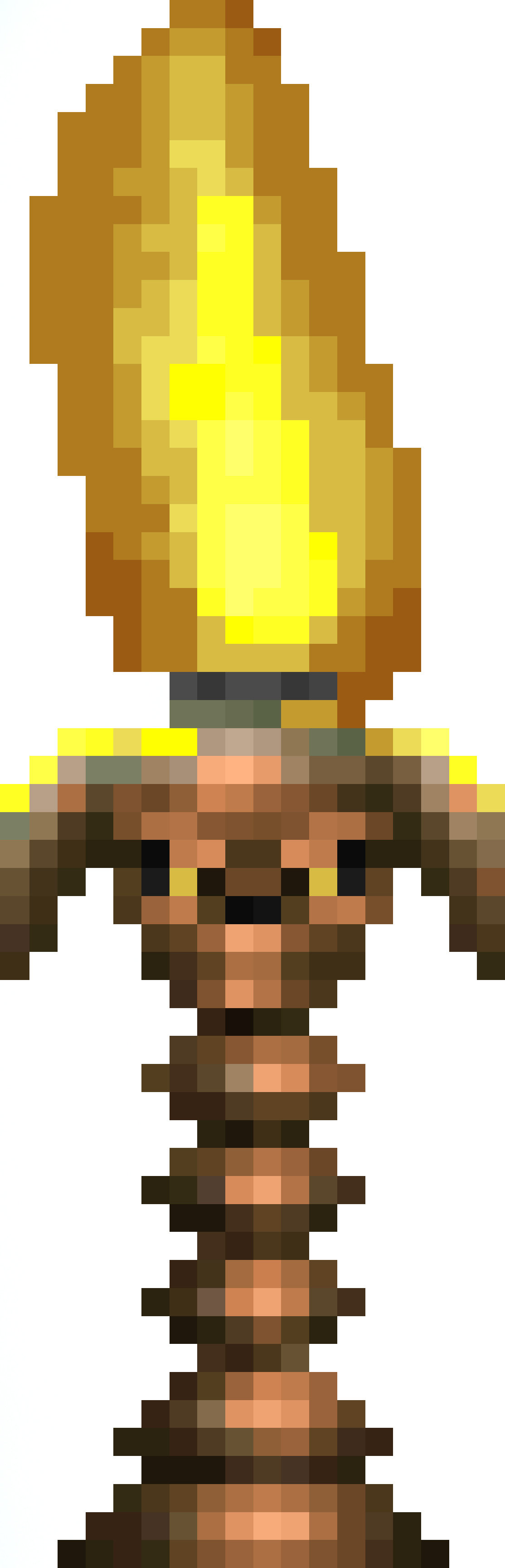 Wet Paint Printing H12004 Video Game 16 Bit Gothic Torch Candle ...