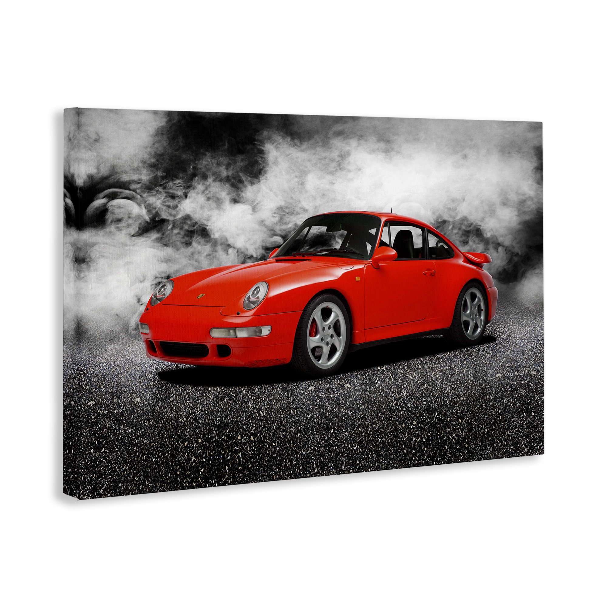 Ophelia & Co. Bold Red Sports Car Canvas, design by Mark Rogan | Wayfair