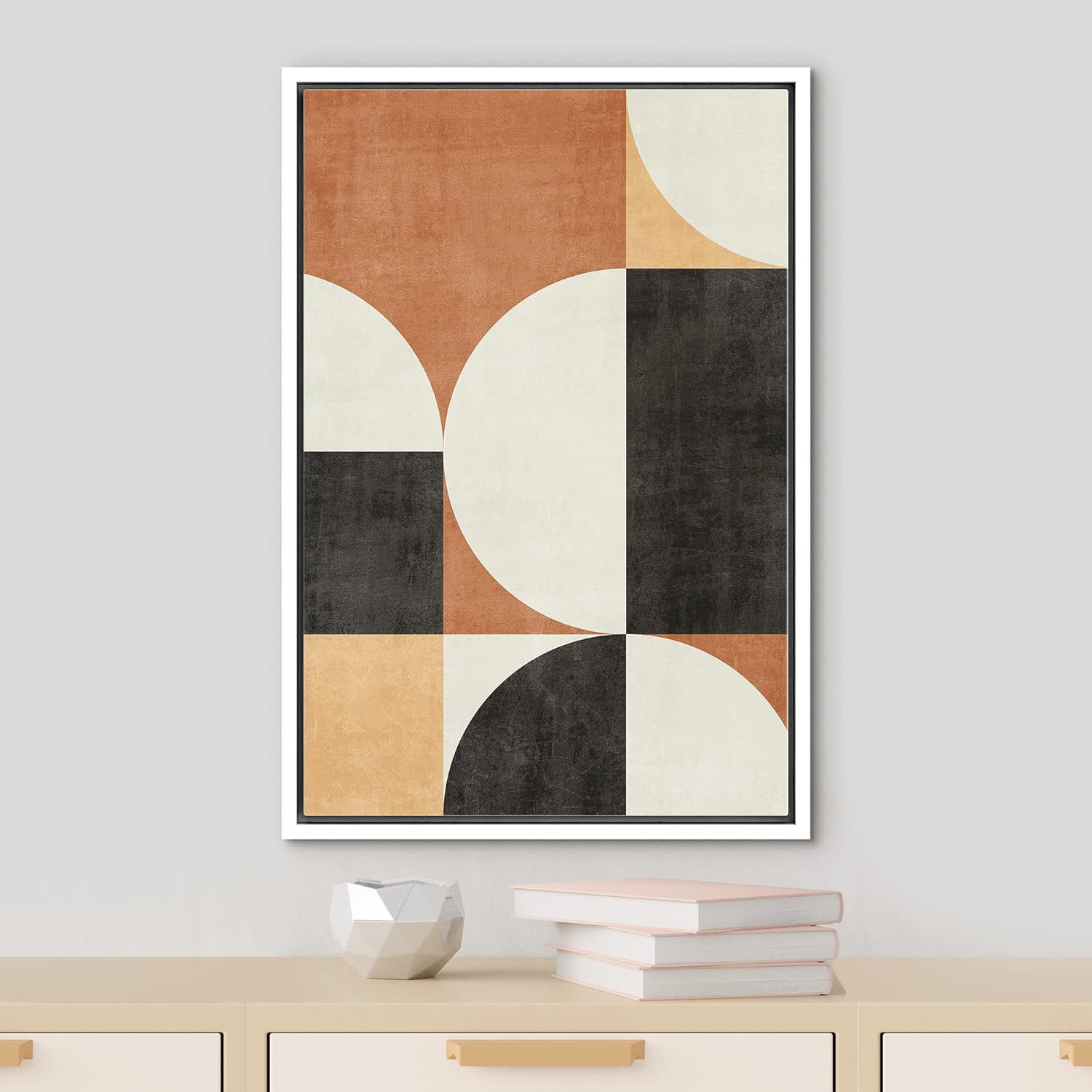 IDEA4WALL Mid Century Shape 1960s Mod Mid-Century Collage Abstract ...