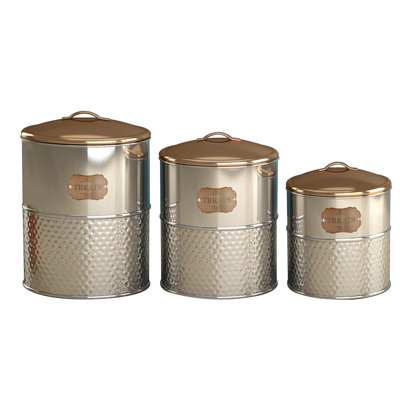 NU Steel Metal Food Storage Container With Vented Lid & Reviews | Wayfair