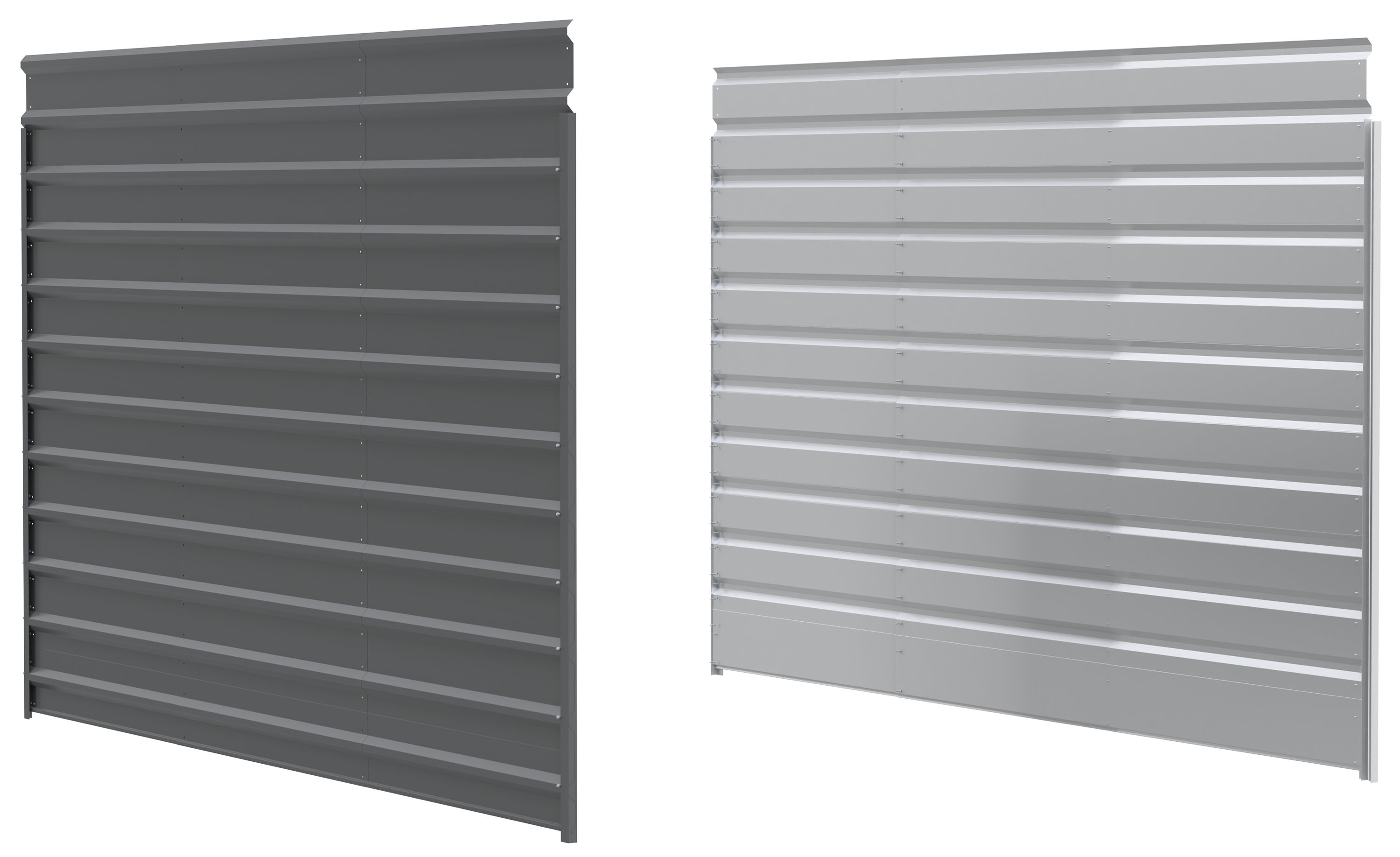 Arrow Black Metal Side Wall for Canopy | Wayfair