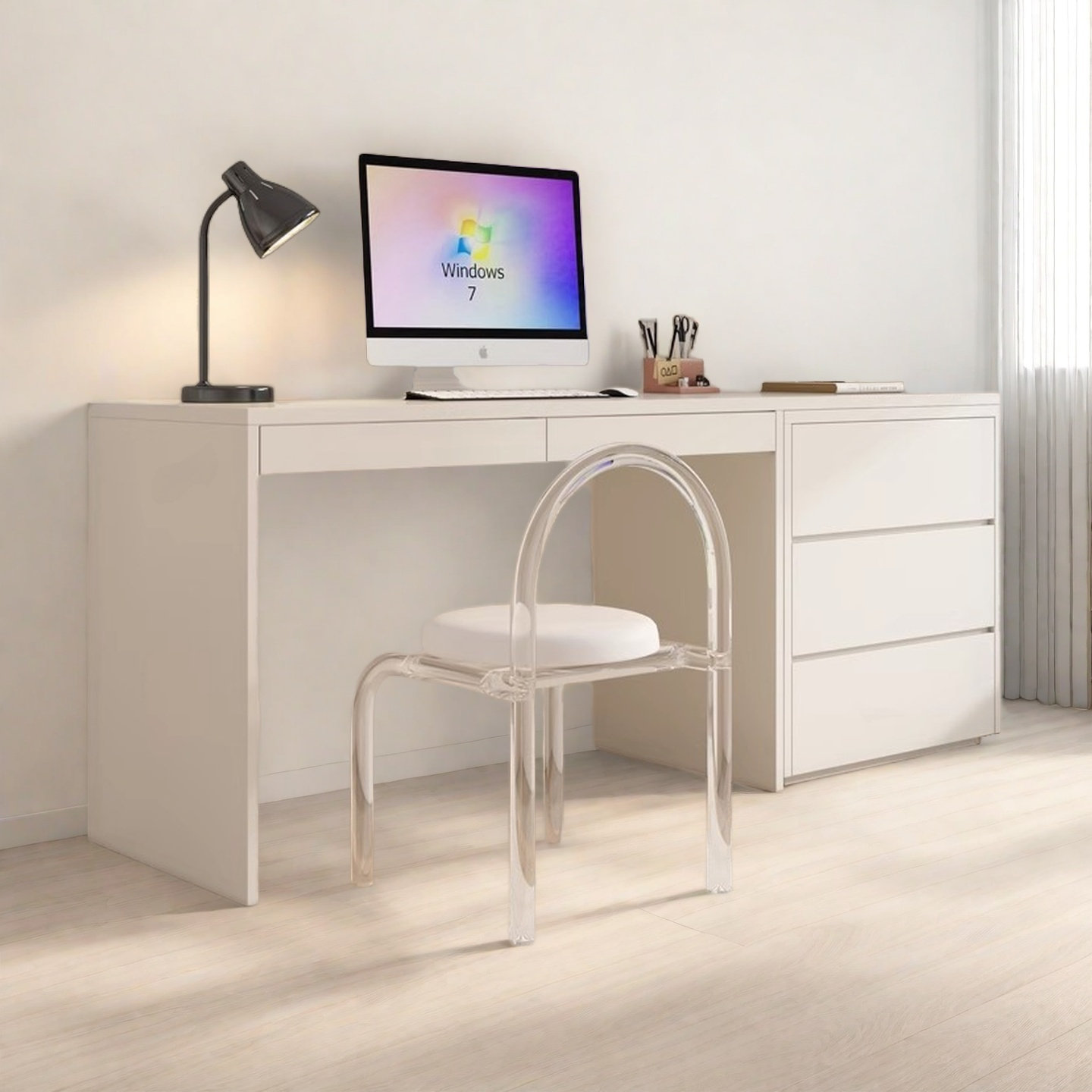 Latitude Run® Modern Solid Wood Desk Office Sets | Wayfair