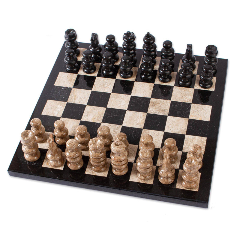 Trinx Cafe Battle Marble Chess Set & Reviews | Wayfair