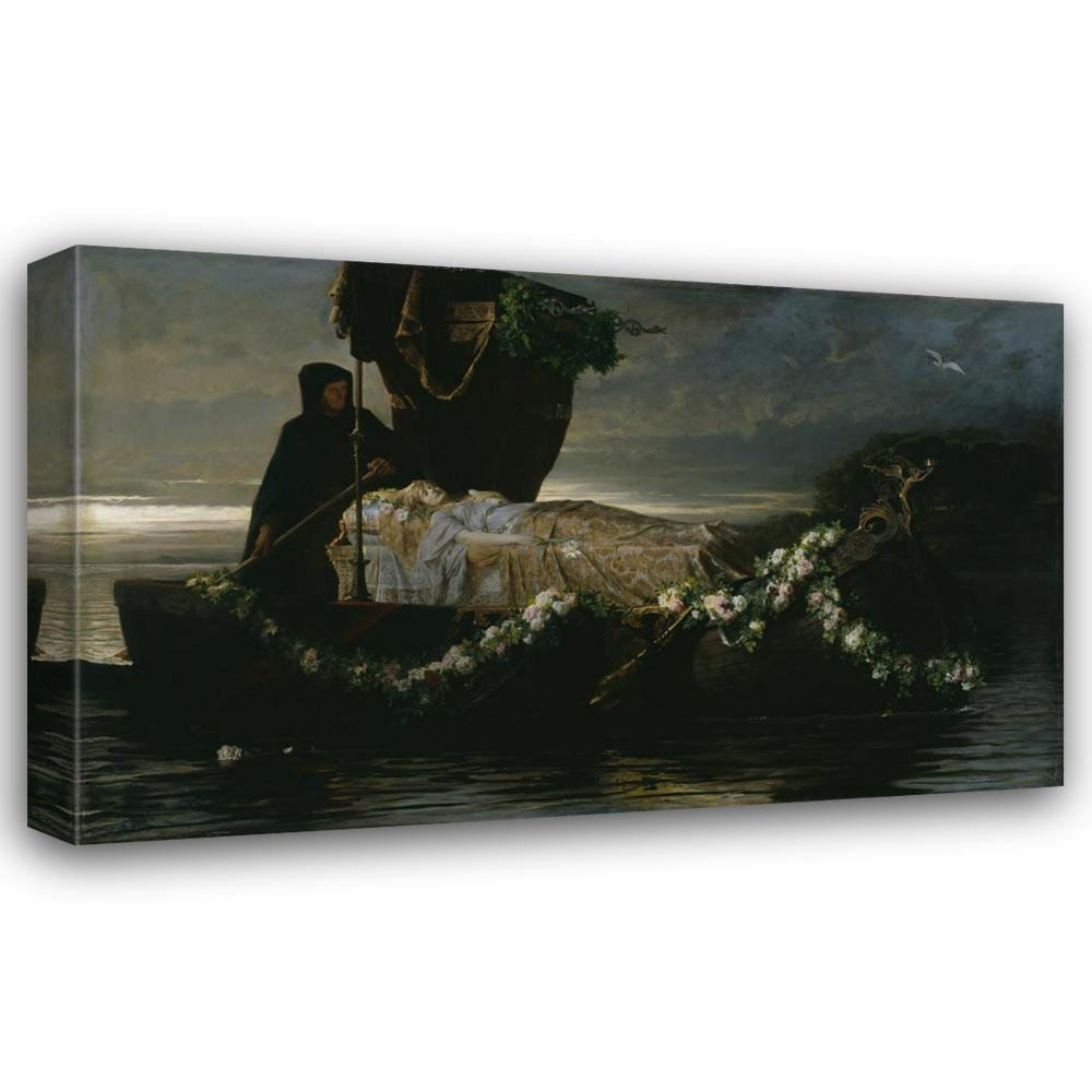 Astoria Grand "Elaine" by Toby Edward Rosenthal - Gallery Wrap Canvas ...