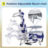 Arlmont & Co. Aluminum Folding Backpack Beach Chair & Reviews | Wayfair