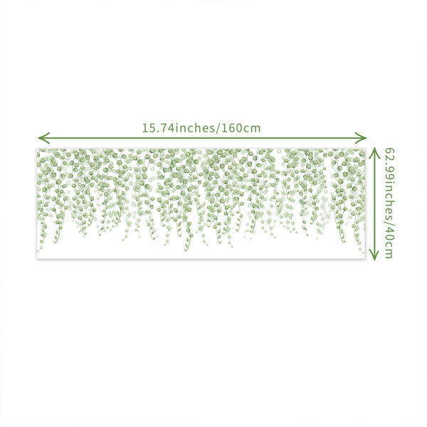 Winston Porter Plants & Flowers String of Pearls Static Cling Window ...