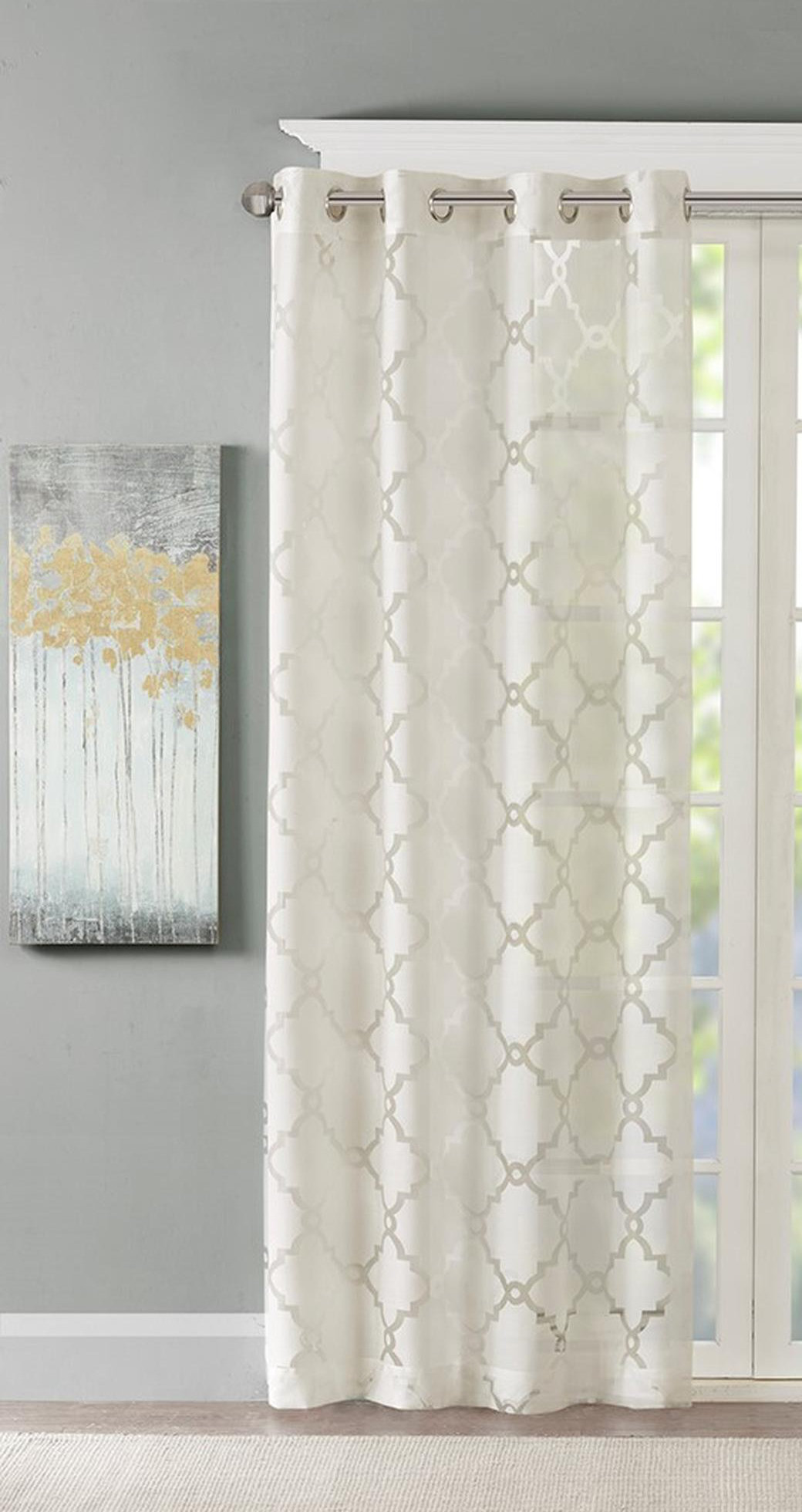 House of Hampton® 50x95" Twist Tab Lined Window Curtain Panel | Wayfair