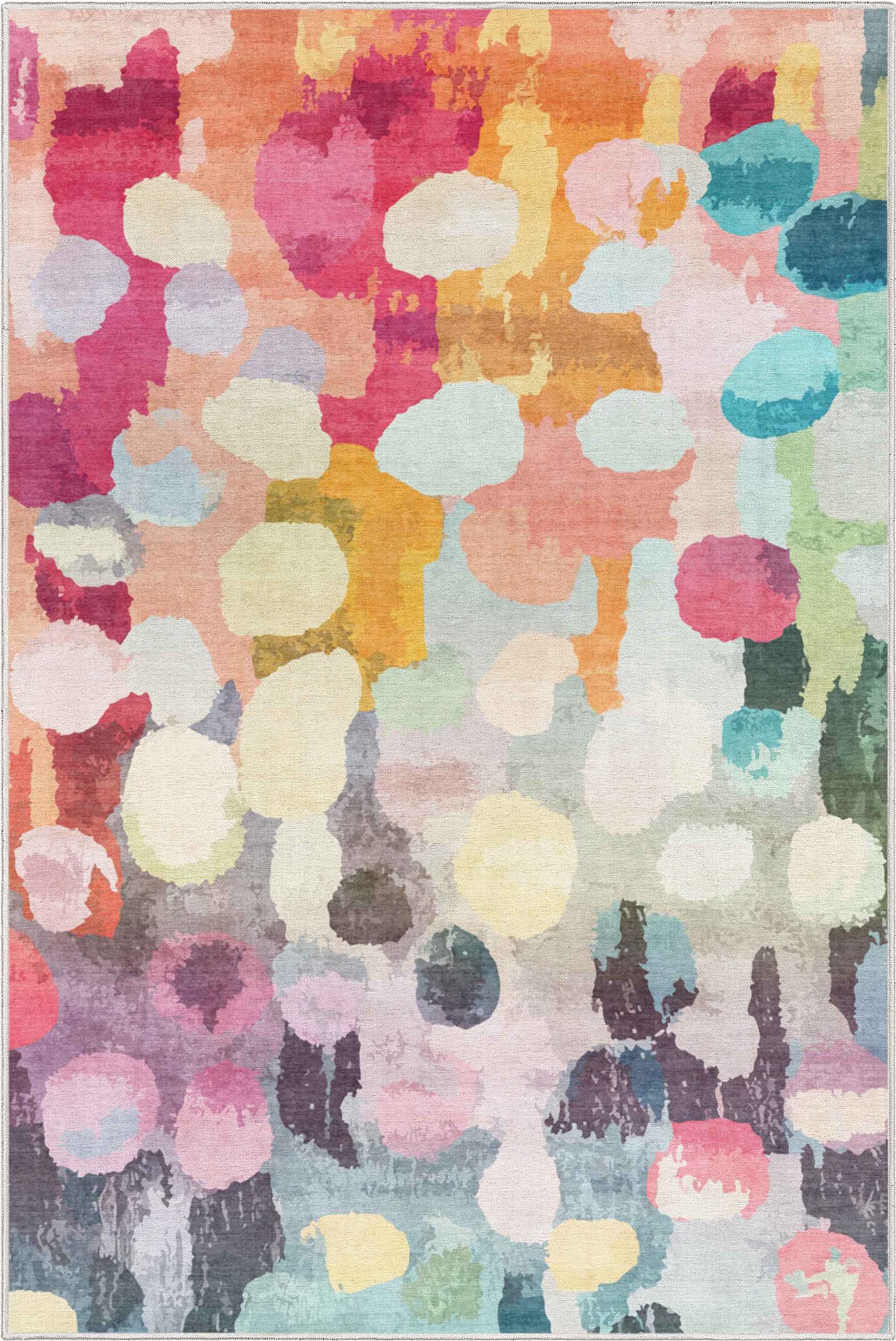 Wrought Studio™ Apollo Abstract Galets Aquarelle Multi Pebble ...