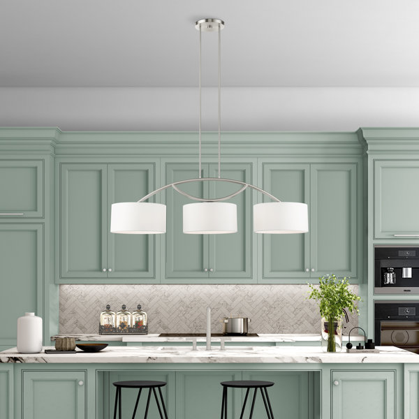 Hokku Designs Konur 3 - Light Kitchen Island Drum Pendant & Reviews ...
