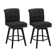 Winston Porter Odelin Swivel Upholstered 27'' Counter Stool | Wayfair